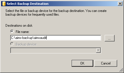 Backing Up the Databases | ActivID CMS | HID Global